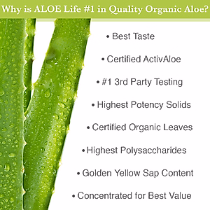 Aloe Life - Aloe Gold Tablets, Immune Support & Healthy Herbal Bitters, Supports Proper Digestion, Promotes Energy & Body Wellness, Certified Organically Grown Whole Leaf Aloe Vera Leaves (90 Tablets)