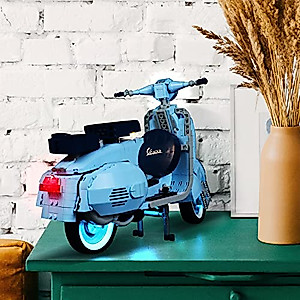 BrickBling Lighting Kit Compatible with Lego Vespa 125 10298 Model Compatible with Lego Vespa 10298-Remote Control Version (Not Included Model)