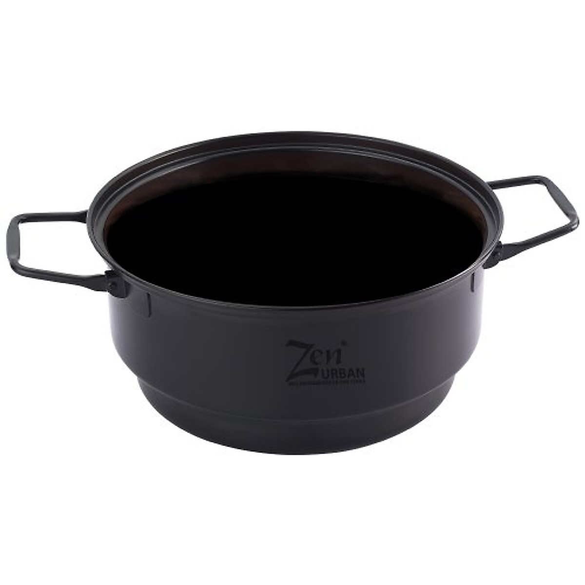 ZenUrban 870022 Sauce and Bean Pot, Black