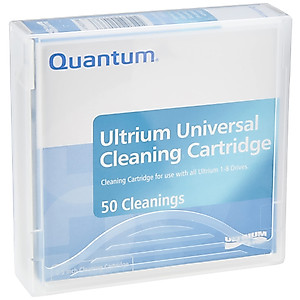Quantum LTO Ultrium x 1 - Cleaning Cartridge (MR-LUCQN-01), Black