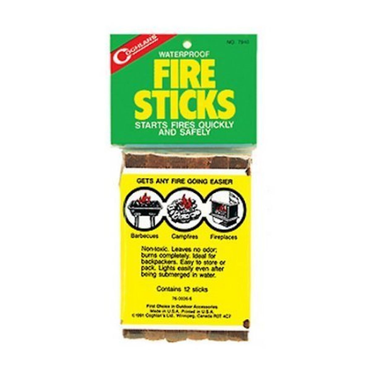 Coghlan's 7940 Fire Sticks 12 Count,Brown,1 Pack