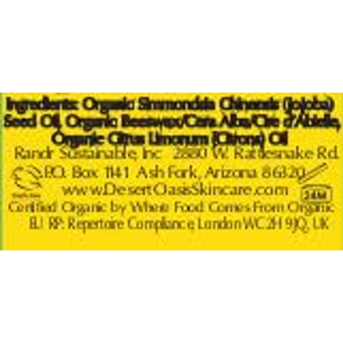 2-Pack Organic Lemon Lip Balm - USDA Certified Organic, 70% Organic Jojoba Oil, Organic Beeswax, Soothes and Softens Dry, Cracked, and Sensitive Lips, Natural Lemon Scent No Taste. 0.15 oz/4.6 gm