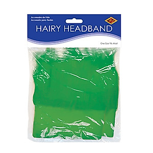 Green Hairy Headband