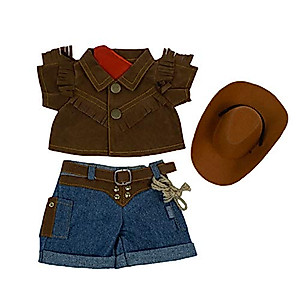 Cute Cowboy Outfit Teddy Bear Clothes 8 inch to 10 inch Stuffed Animals