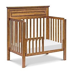 DaVinci Autumn 4-in-1 Convertible Mini Crib in Chestnut, Greenguard Gold Certified