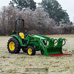 Titan Attachments 60-in Tine Bucket Attachment Fits John Deere Loaders Fits John Deere Loaders, Hook and Pin Connection