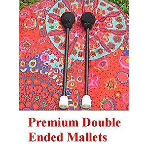 Stardust Stainless Steel Double VibeDrum – 18 Notes - B – in Various Scales - Handpan - Steel Tongue Drum