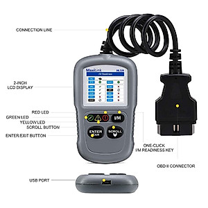 Autel ML329 OBD2 Scanner Advanced Version of AL319 Code Reader AutoVin Function Engine Fault CAN Scan Tool with Patented One-Click I/M