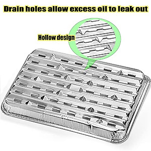 Yesland 30 Pack Disposable Aluminum Foil Pans - 13.4 x 9 x 1.1 Inch Food Containers, Aluminum Sheet Pans for Cooking, Baking, Heating, Storing, Meal Prep, Takeout