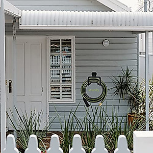 AIKEXIAN 2 Pack Garden Hose Holder, Tough Metal Wall Mount Hose Hook Hanger, Garage Hook, Heavy Duty Tube Hose Stand for Outside Yard