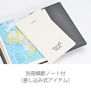 Quo Vadis QV28502ap Diary (Business Prestige/Club) (Weekly Vertical, Begins December 2023, A6 Transformation, 3.9 x 5.9 inches (10 x 15 cm)), Apricot (2024 Edition)