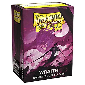 Dragon Shield Dual Matte Wraith Standard Size 100 ct Card Sleeves Individual Pack