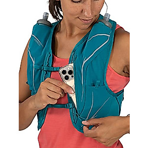 Osprey Dyna LT Women's Running Hydration Vest with Hydraulics Soft Flasks, Slate Grey, Large