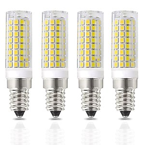 SZHZS E14 Dimmable LED Bulb Cooker Hood Range Hood Light Bulbs, E14 Base 7W Equivalent to 75 Watt Bulbs Daylight White 6000K AC110V-120V for Chandeliers, Ceiling Fan, Pendant Light
