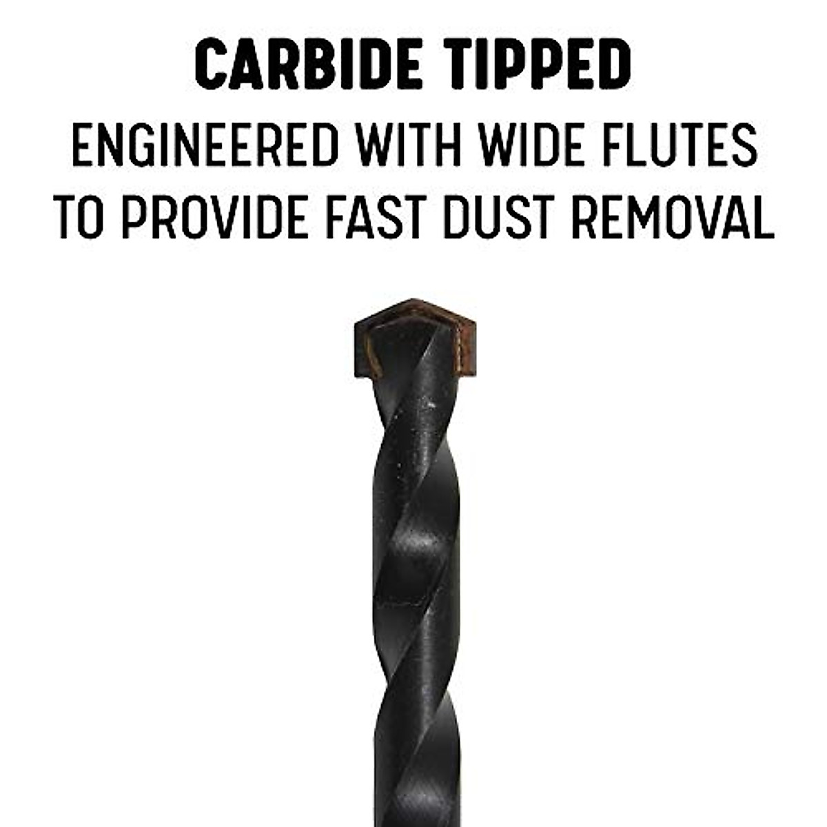 Drill America - DAM6X1 1" x 6" Carbide Tipped Masonry Drill Bit, Dam Series