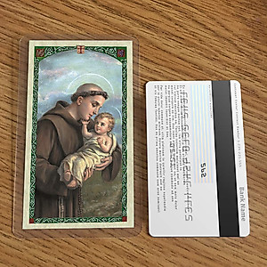 Prayer to Saint Anthony Holy Card (HC9-030E) - Laminated