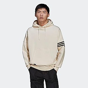adidas Originals Men's Adicolor Neuclassics Hoodie, Wonder White, Small