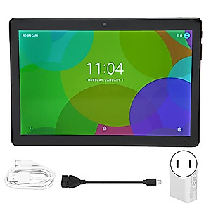 Qinlorgo 4G Calling Tablet, for 11 1080x1960 Resolution 5G WiFi 10in Tablet 4GB RAM 256GB ROM IPS Large Screen for Home (US Plug), Blue (Qinlorgo2iwgvexsdo-13)