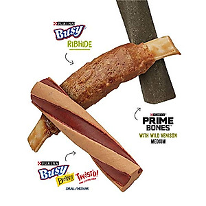 Purina Busy Bone & Prime Bones Long Lasting Dog Treats, Super Chew Bundle Pack