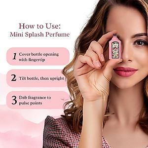 Gucci Flora Gorgeous Gardenia Perfume for Women EDP Mini Splash Top 0.16 Fl Oz