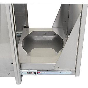 Blaze 20-Inch Stainless Steel Roll-Out Trash/Propane Tank Drawer - BLZ-TRLP-DRW-H