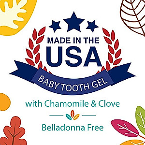 Dr. Talbot's Baby Tooth Gel for Sore Gums, Naturally Inspired, .53 Oz, Benzocaine Free, Belladonna Free