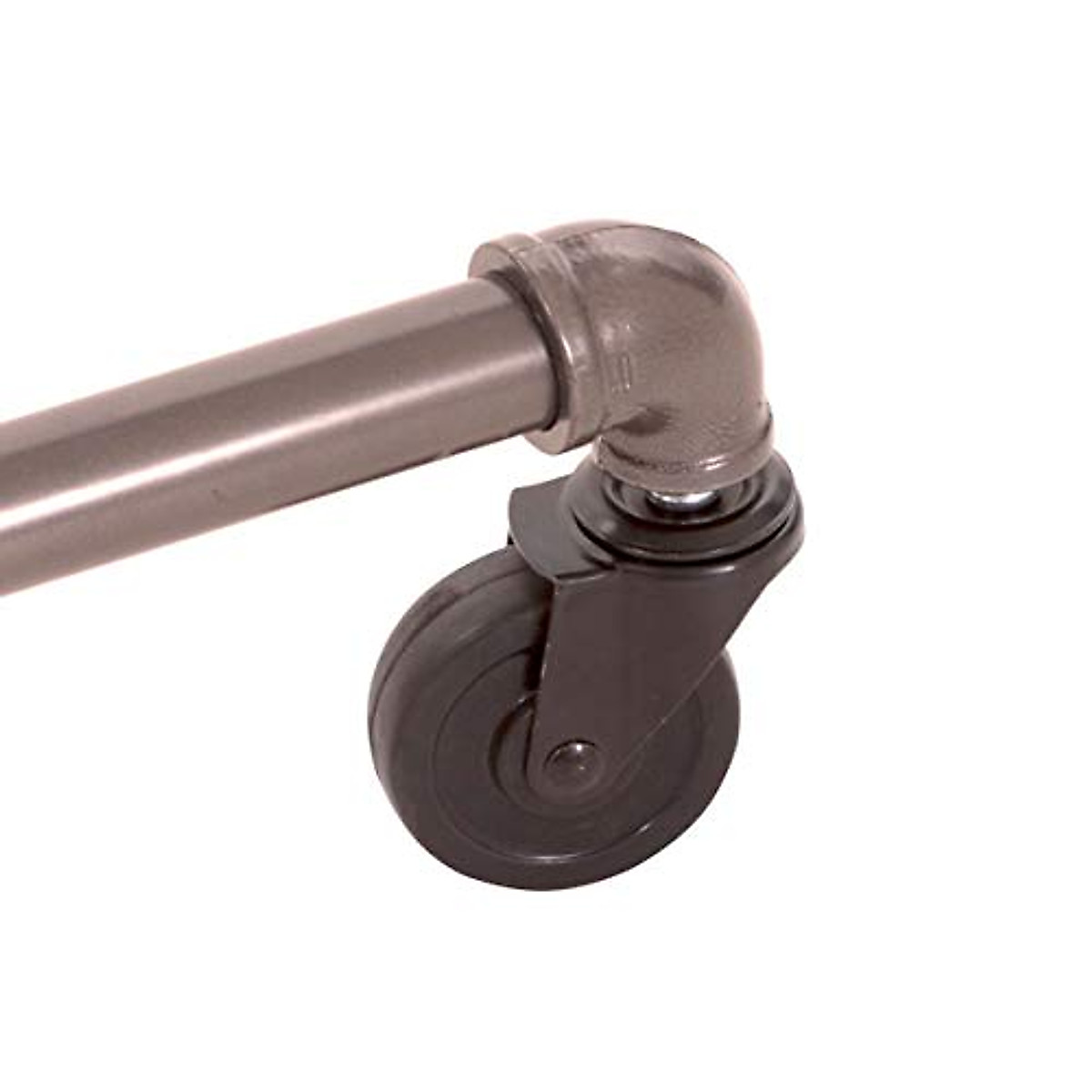 Econoco PSRD36 Adjustable Height Pipeline Round Garment Rack, 36" Dia.