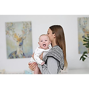 Burp Cloths for Baby Boy & Girl - Ultra Absorbent Burping Rags - Anti Shrink Unisex Burpy Clothes - Super Soft Jersey Cotton, Large 21"x10" - Thick for Newborn Cloth Diapers - 6 Pack