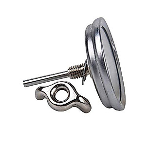 2 pcs BBQ Grill Temperature Gauge, Charcoal Pit Grill Smoker Thermometer Gauge BBQ Temp Gauge