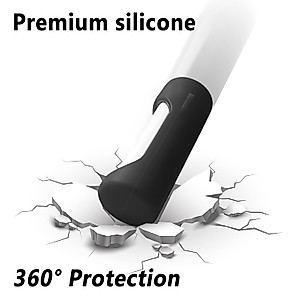 Geiomoo Silicone Case Compatible with Nothing Ear Stick, Protective Cover with Carabiner (Black)