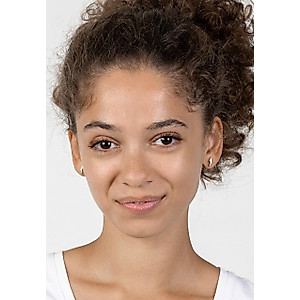 SOFIA MILANI - Solid 925 Sterling Silver Earrings for Women - Lightning Stud Earrings - 20754