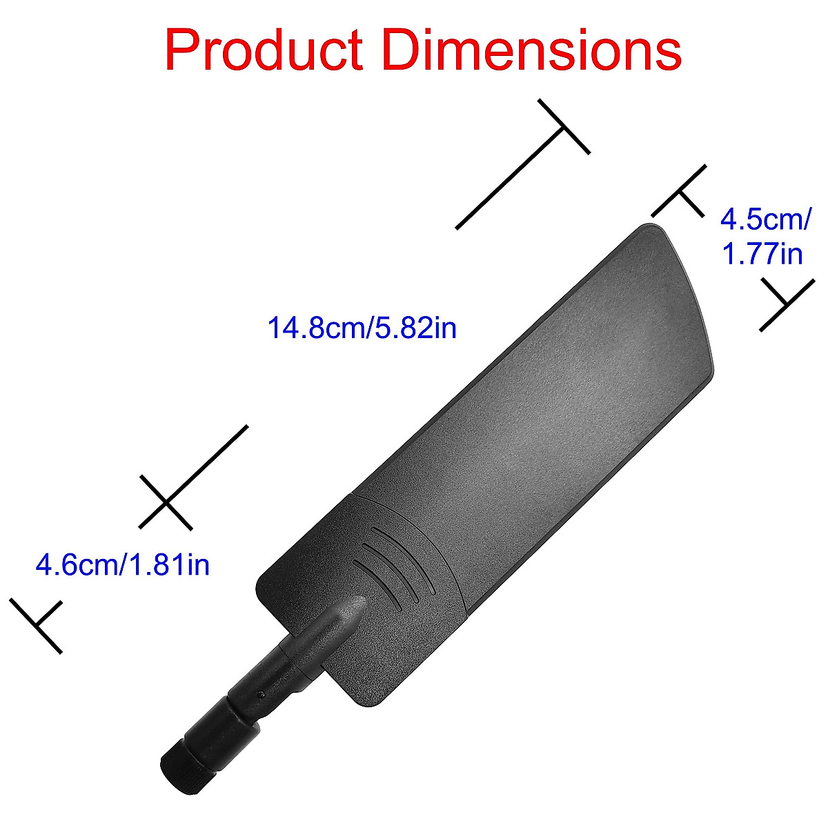 4G LTE Antenna RP-SMA Male 10dbi 600-6000MHz 3G 4G LTE Universal Wide Band Omni Directional Paddle Antenna