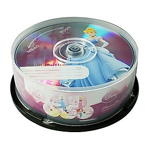 Disney Princess Blank DVDs DVD-R 25 Pack