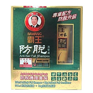 GreenBlue Market BAWANG Anti-hair Fall Shampoo Professional Full Pack, 200ml + Conditioner 80g