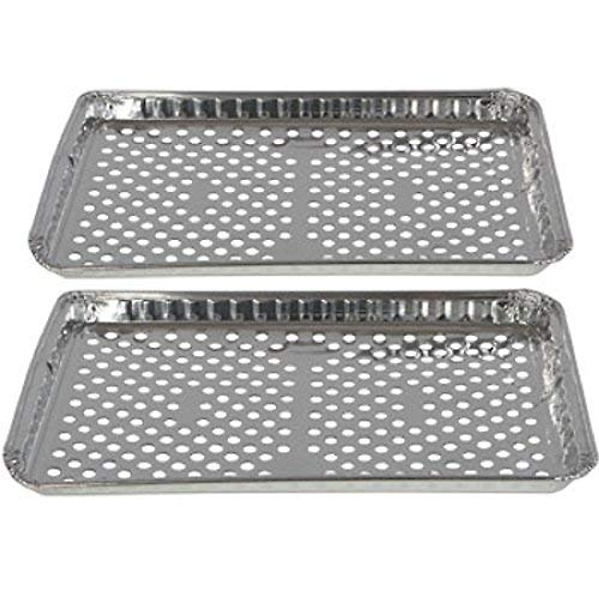 Foil Disposable Grill Topper Trays, 2-ct. Packs - 15 1/2 X 10 3/8 - (5 Packs of 2)