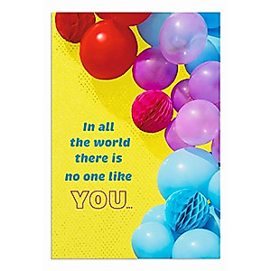 DaySpring - Birthday Balloons - 4 Balloon Designs Assortment with Scripture - 12 Happy Birthday Boxed Cards & Envelopes (U0057)