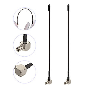 Bingfu 4G LTE Antenna Mini Soft Whip TS9 Antenna (2-Pack) Compatible with Verizon AT&T T-Mobile Sprint 4G LTE Mobile Hotspot MiFi Router Cellular Mobile Broadband Modem USB Modem Dongle Adapter