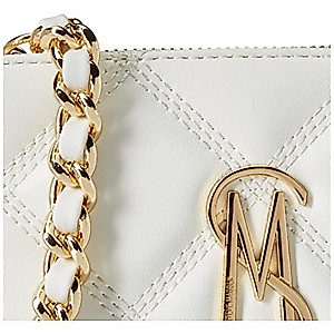 Steve Madden Daisy Quilted Crossbody, White
