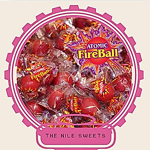 Atomic Fireball Jawbreakers Candy | Individually Wrapped Hot Atomic Fireball Jawbreaker Candies (2 POUNDS)