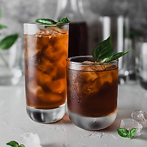 Libbey Polaris 16-Piece Tumbler and Rocks Glass Set