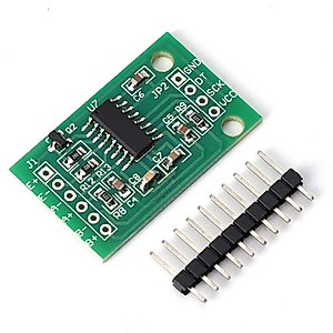 Load Cell Amplifier, 5Pcs HX711 Dual-Channel 24 Bit Weight Weighing Load Cell Conversion Module Accessory with Pin Header, Pressure Sensor