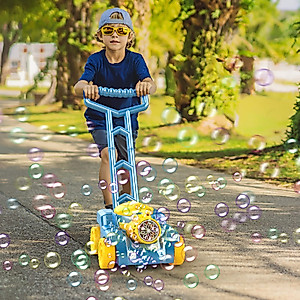 Bubble Machine,Bubble Blower Maker,Bubble Lawn Mower for Toddlers,Summer Outdoor Push Backyard Gardening Toys,Wedding Party Favors,Christmas Birthday Gifts for Preschool Boys Girls