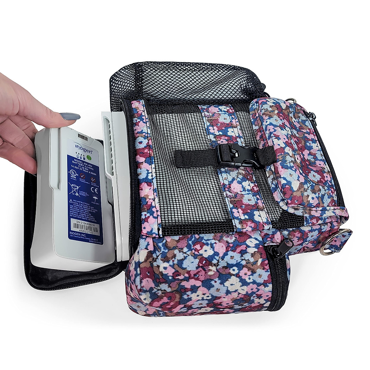 O2TOTES Carry Bag for Inogen one G4/Pockets for Inogen G4 Accessories/Carry Bag Only