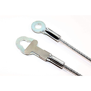 ATVWorks Compatible/Replacement for 2 Polaris 2005-2015 Ranger 500 700 800 900D Tailgate (Tail Gate) Cable Kits - Replaces OEM 7081445 & 7081215