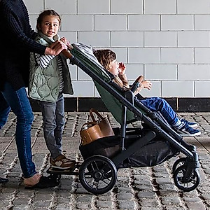 UPPAbaby PiggyBack Ride-Along Board for Cruz V2 / Quick Attachment for Children to Stand + Stroll / 55 lbs. Weight Capacity