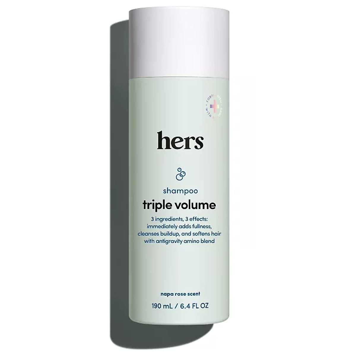 Hers Thickening Hair Shampoo 6.4 Fl Oz and Conditioner 6.4 Fl Oz Set. Helps Hair Look & Feel Thicker. Vegan, Paraben, Sulfate, Cruelty Free