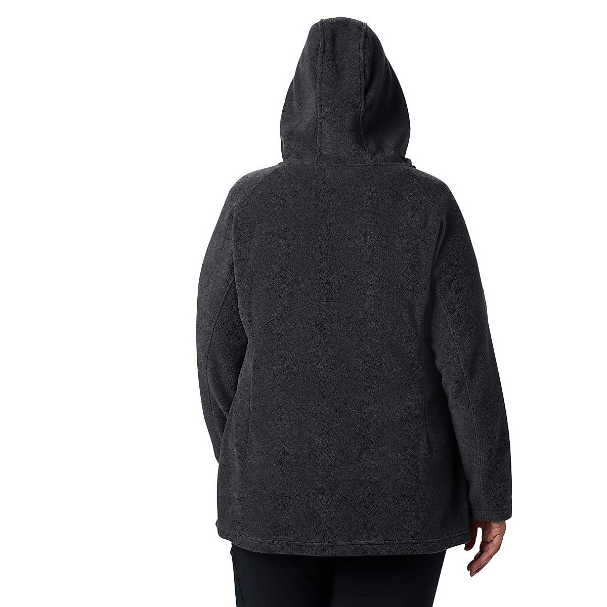 Columbia Women's Benton Springs II Long Hoodie, Charcoal Heather, Medium