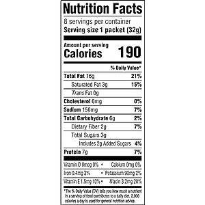 SKIPPY Creamy Peanut Butter Individual Squeeze Packs, 9.2 Ounce, (8 Pouches, Pack of 8)