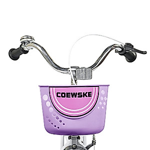 COEWSKE Kid's Bike Steel Frame Children Bicycle 14-16 Inch with Training Wheel (Purple, 18 inch)