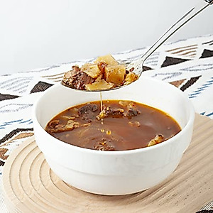 3-Piece,Stainless Steel Serving Spoon Set with Slotted Spoon, Serving Spoon and Perforated Spoon, soup ladle,kitchen cooking serving utensils set